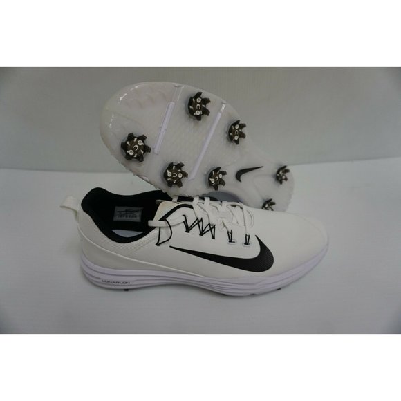 Nike | Shoes | Nike Mens Shoes Golf Lunar Command 2 White Black Size 2 ...